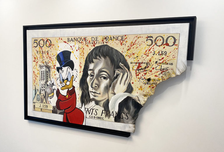 MONEY - PICSOU 500 FRANCS - PEINTURE SUR TOILE - LIMITÉ À 12 ...